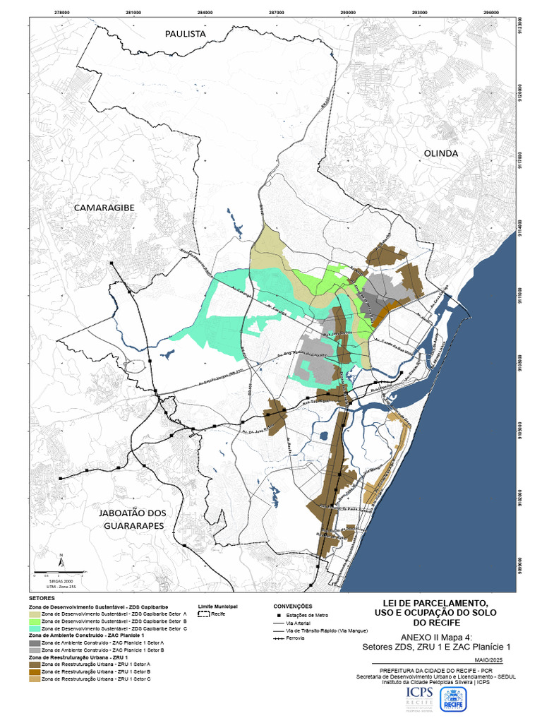ANEXO II - Mapa 4 - Setores ZDS - ZRU 1 e ZAC Planície 1 | PDF