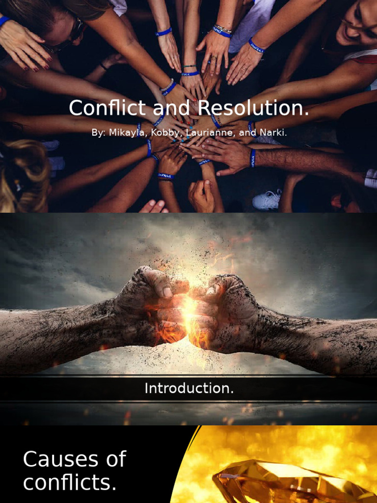 Conflicts and Resolution | PDF