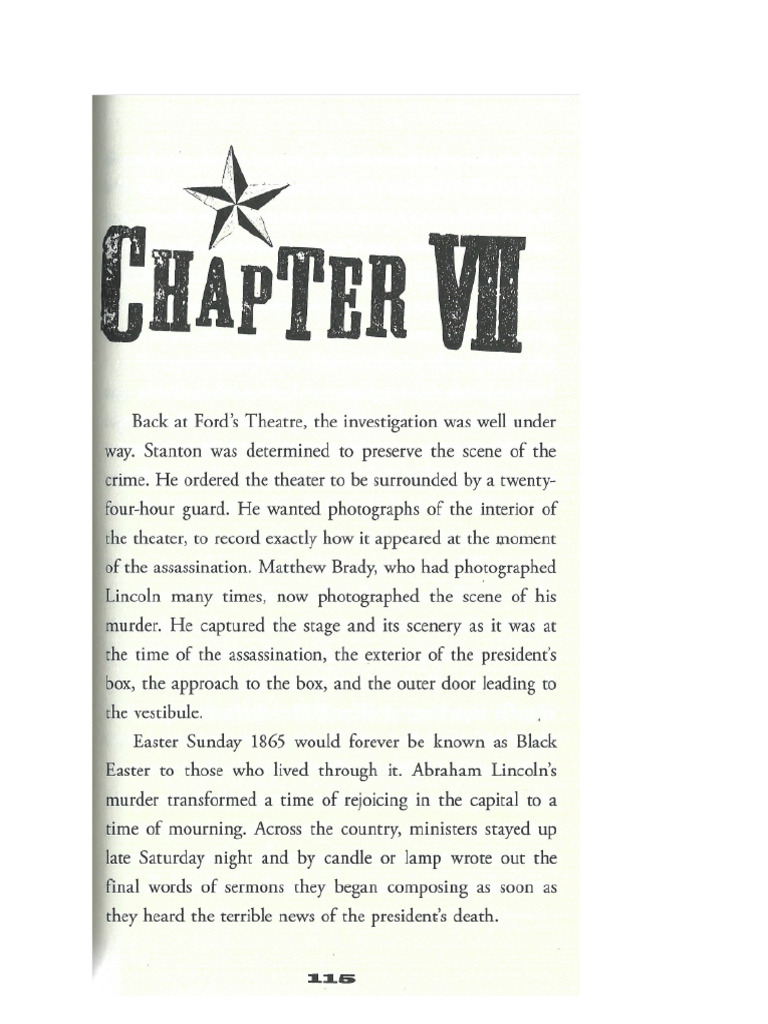 Chasing Lincoln's Killer - Chapter 7 | PDF