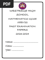 Aa Formula Booklet | PDF | Area | Mathematics