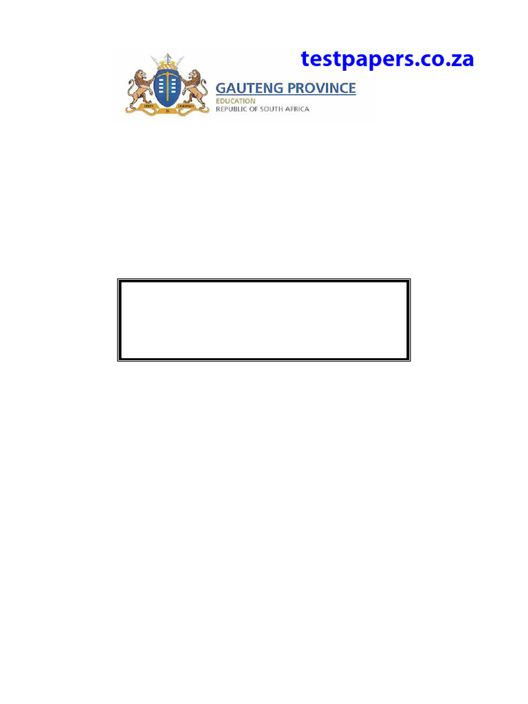 Gr10 Acc P2 (Afrikaans) November 2018 Possible Answers | PDF