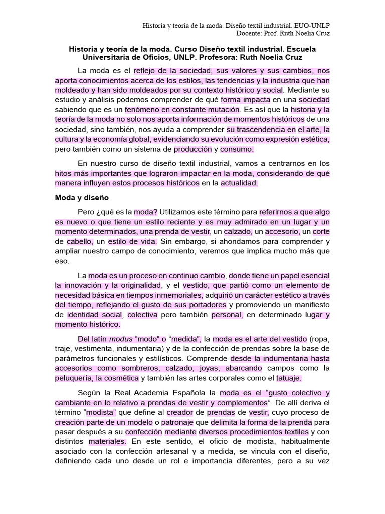 Historia y teoría de la moda moderna | PDF | Moda | Diseño de moda
