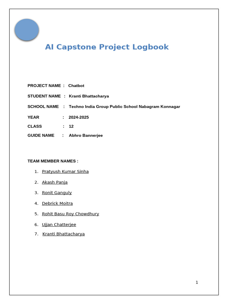 AI Capstone Project Sparky | PDF | Usability | Artificial Intelligence