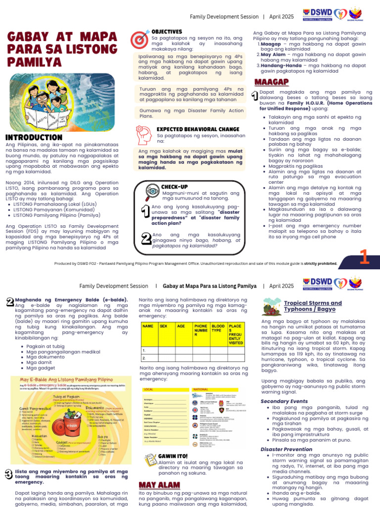 gabay-at-mapa-para-sa-listong-pamilya-1 | PDF