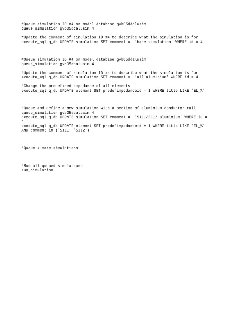 Example Script Conductor Rail | PDF