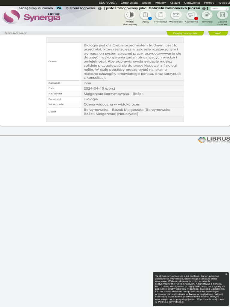 LIBRUS Synergia | PDF