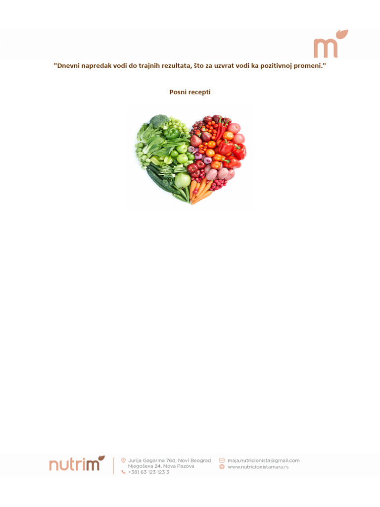 E-Book - Posni Recepti | PDF