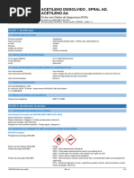 Acetileno FDS | PDF | Válvula | Oxigênio
