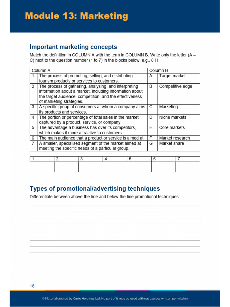 Marketing Workbook for Target Markets | PDF | Marketing | Advertising