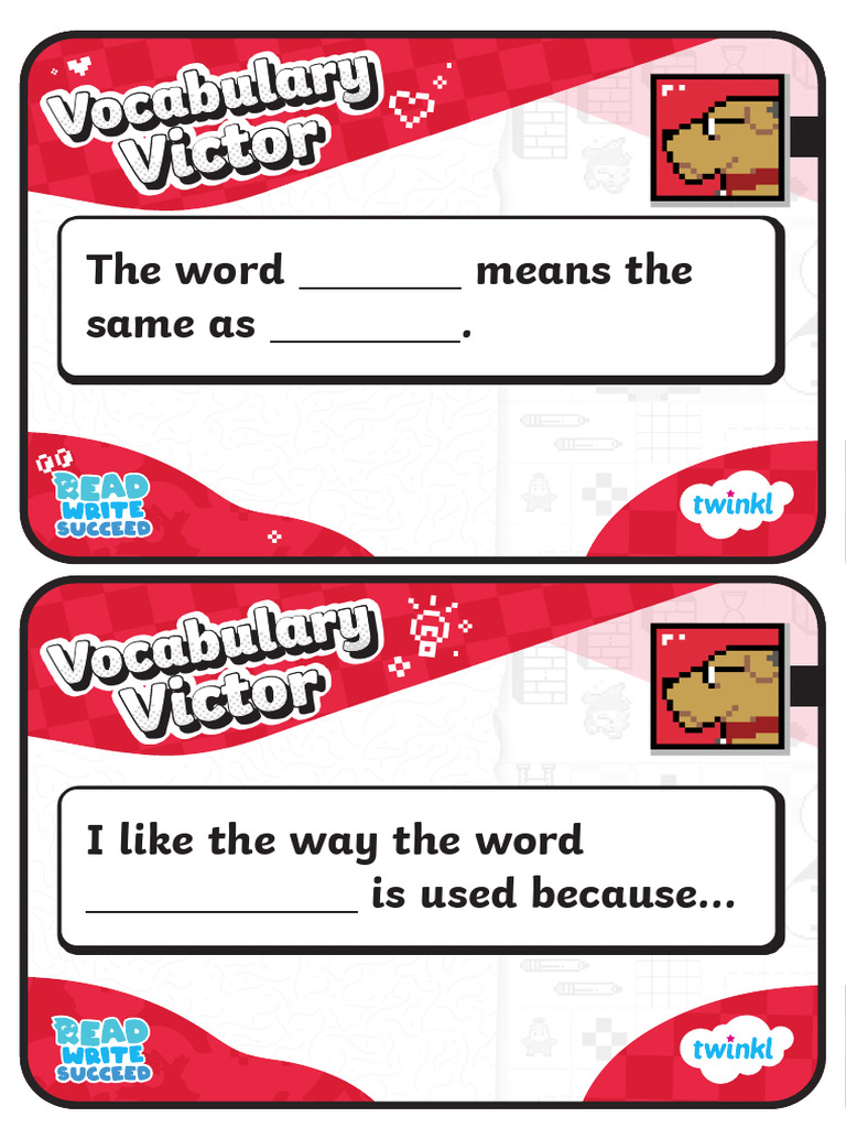 KS1 Sentence Stem Cards | PDF