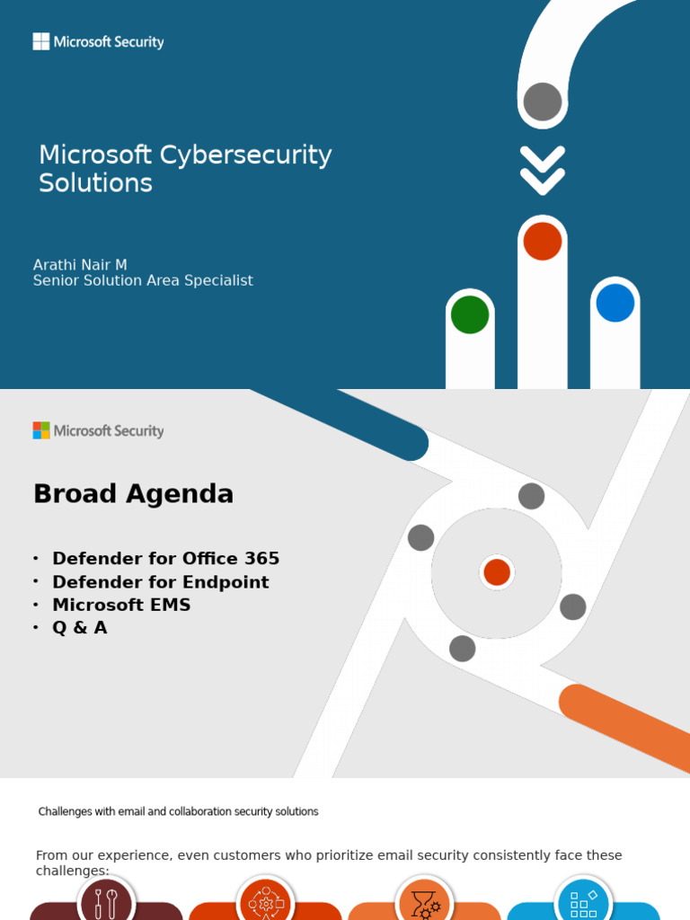 Microsoft Cybersecurity Solutions Overview | PDF | Security | Computer ...