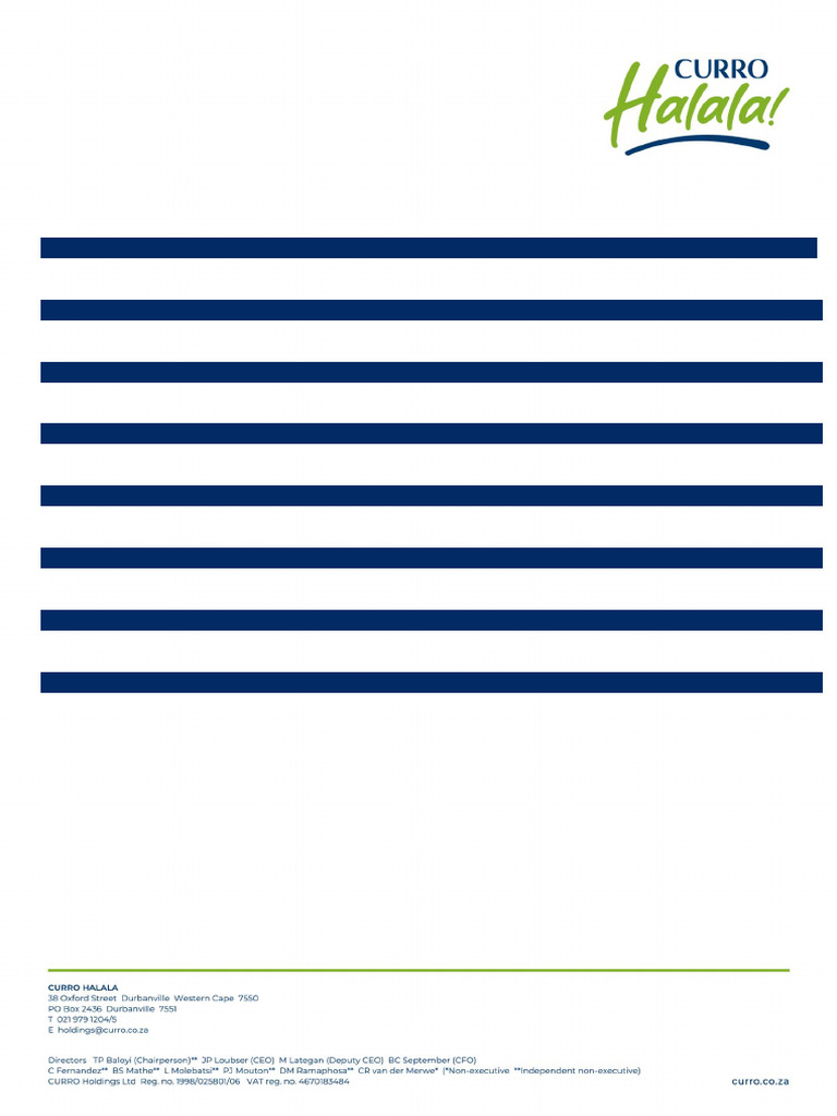 Curro Halala Cup - Round 2 Broadcasting Schedule | PDF