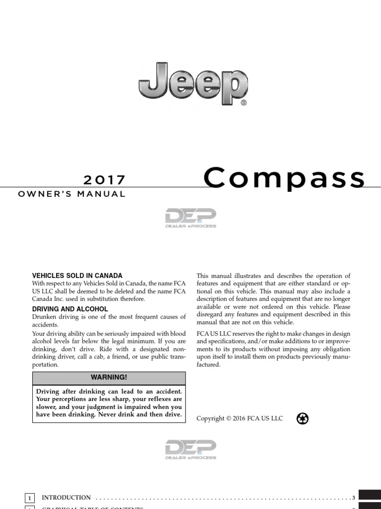2017 Compass | PDF | Vehicles | Motor Vehicle
