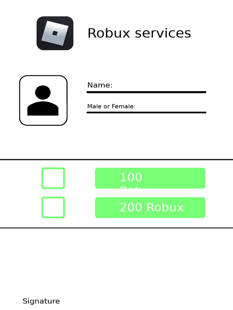Robux Confrimation | PDF