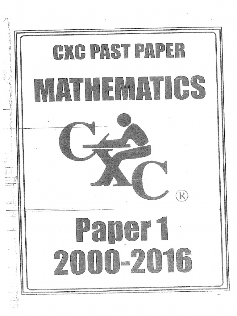 CSEC Math Multiple Choice 2000 - 2016 | PDF