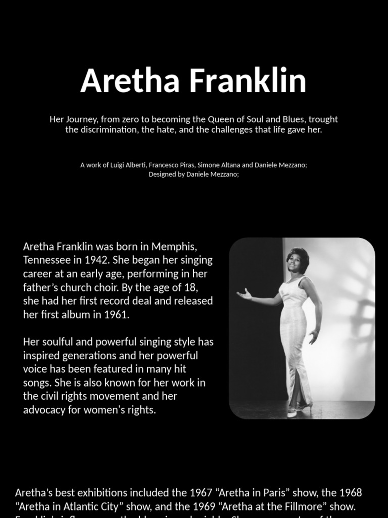 Aretha Franklin - Presentazione Definitiva | PDF