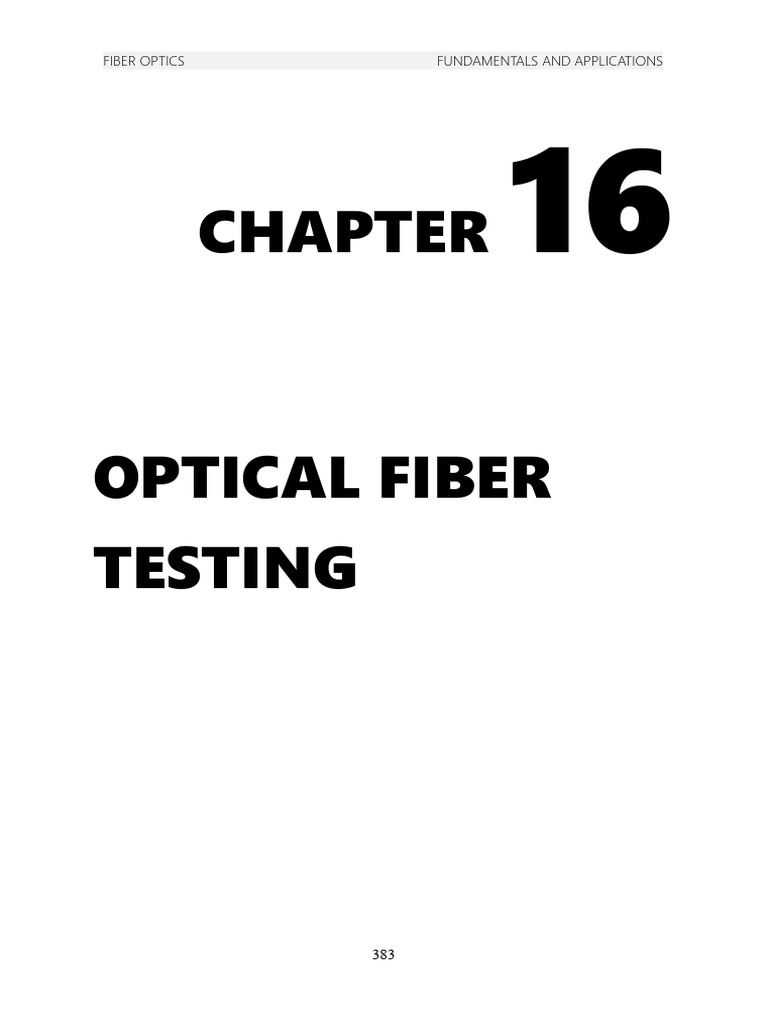 Fiber Optics Testing Best Book | PDF | Optical Fiber | Decibel