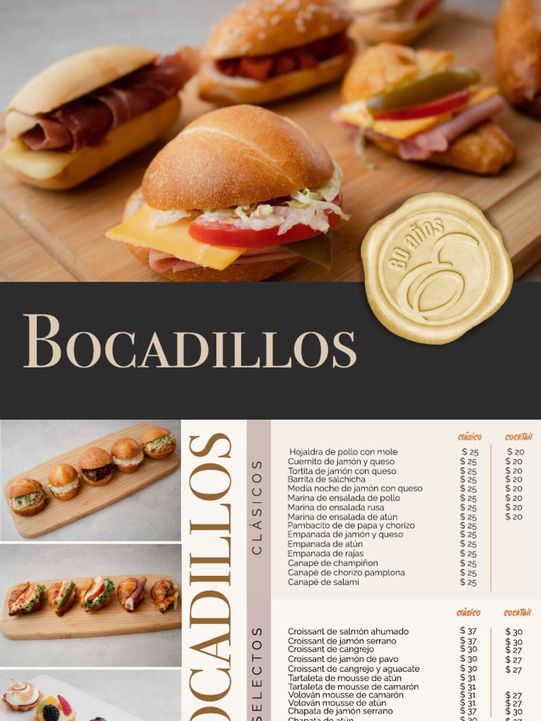 Bocadillos Elizondo | PDF
