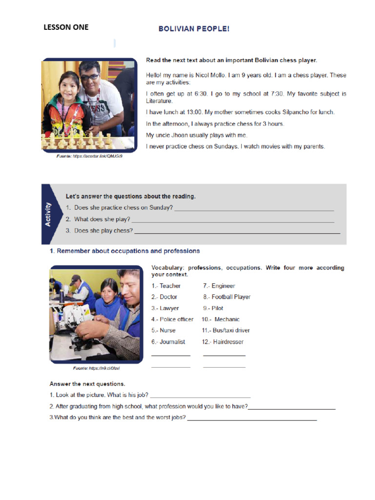 Lesson One-5to | PDF