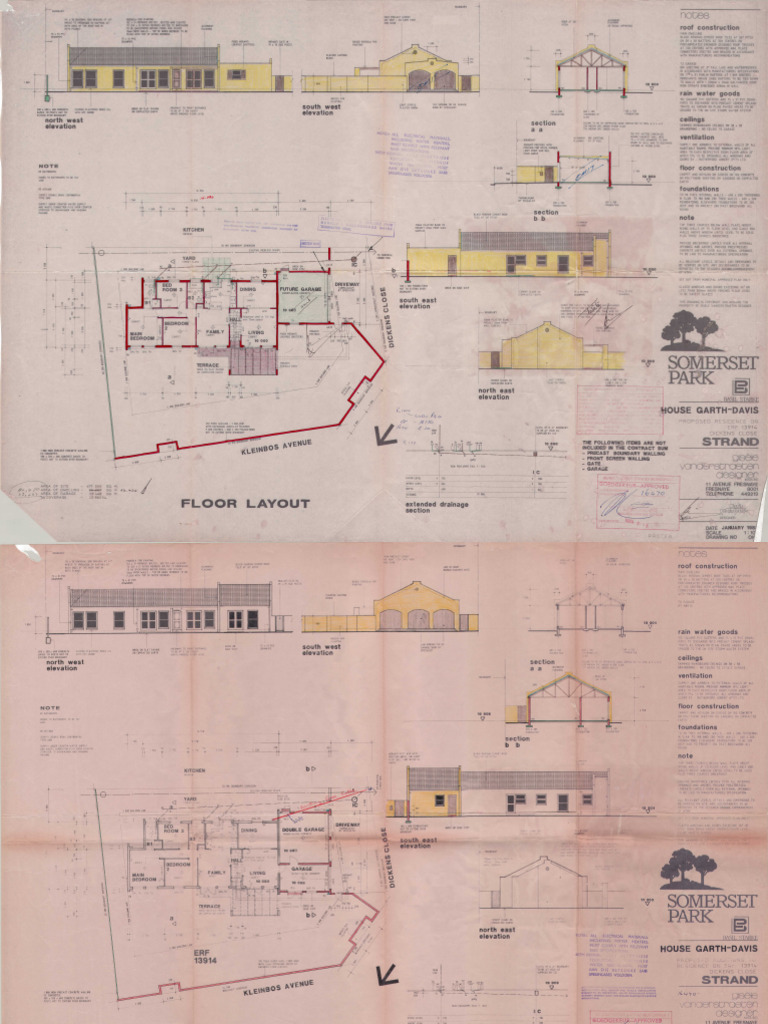Existing Drawings - 1 Dickens Close | PDF