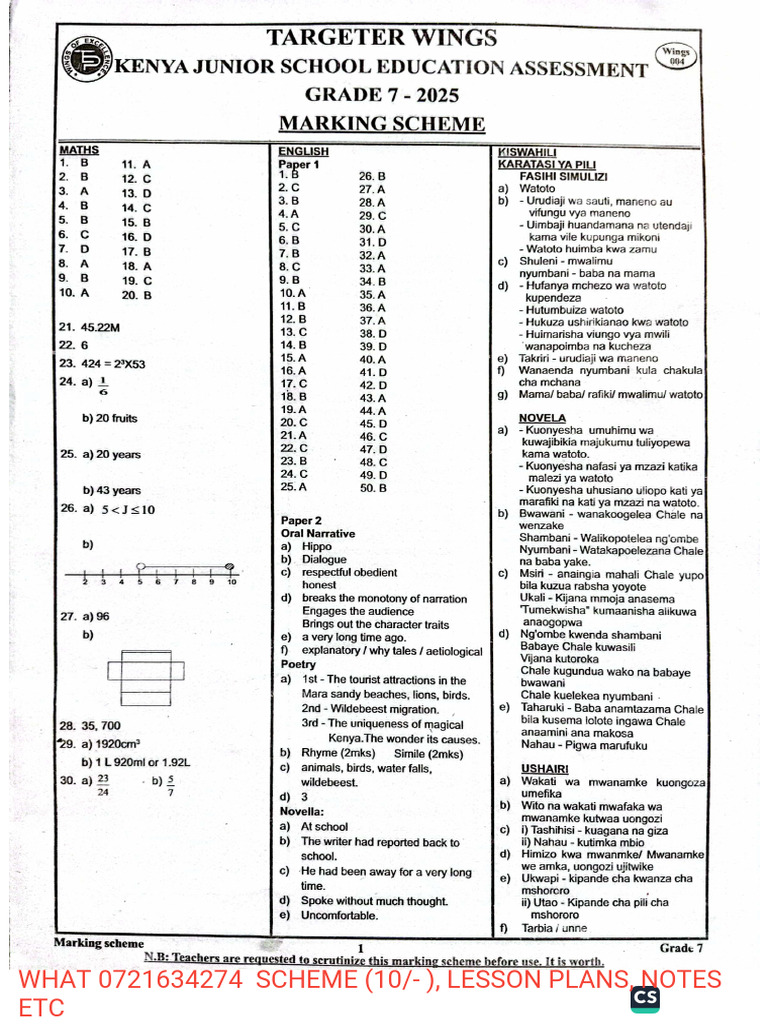 MS GRADE 7 TARGETER 0040 - Sign | PDF