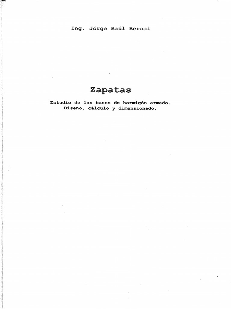 ZAPATAS - JORGE - BERNAL - PDF IMPAR | PDF
