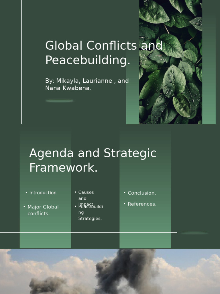 Global Conflicts and Peacebuilding | PDF