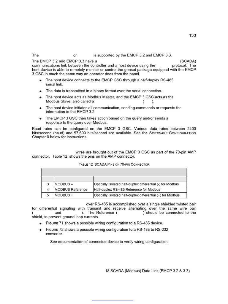 EMCP III Mod Bus | PDF | Error Detection And Correction | Switch