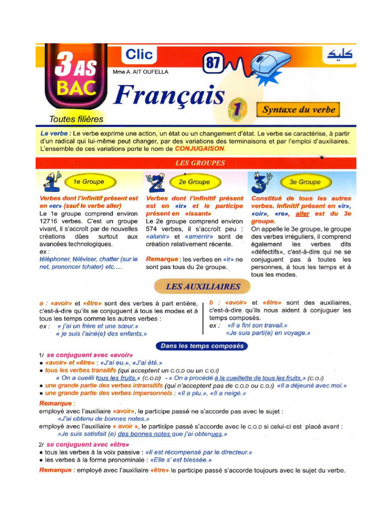 Click Francais 3as | PDF