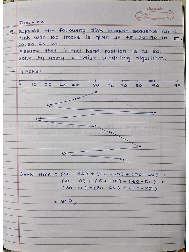 OS Revision Lec Numericals | PDF
