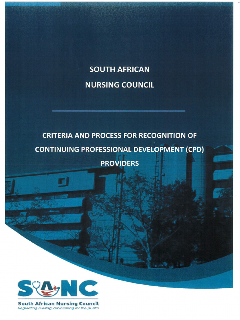 Criteria and Process For Recognition of CPD Providers | PDF