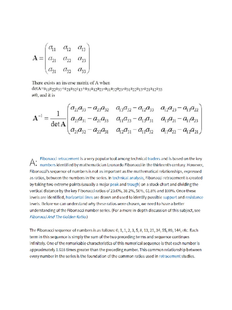 Fibon Invert Notes | PDF