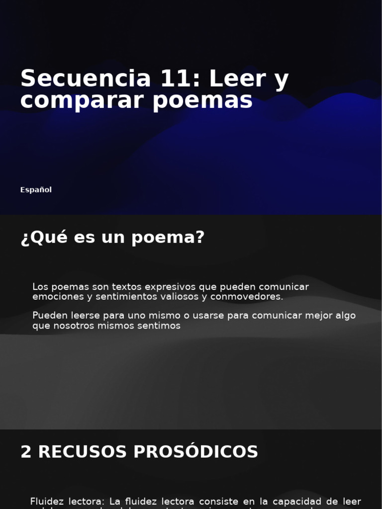 Comparación y análisis de poemas | PDF
