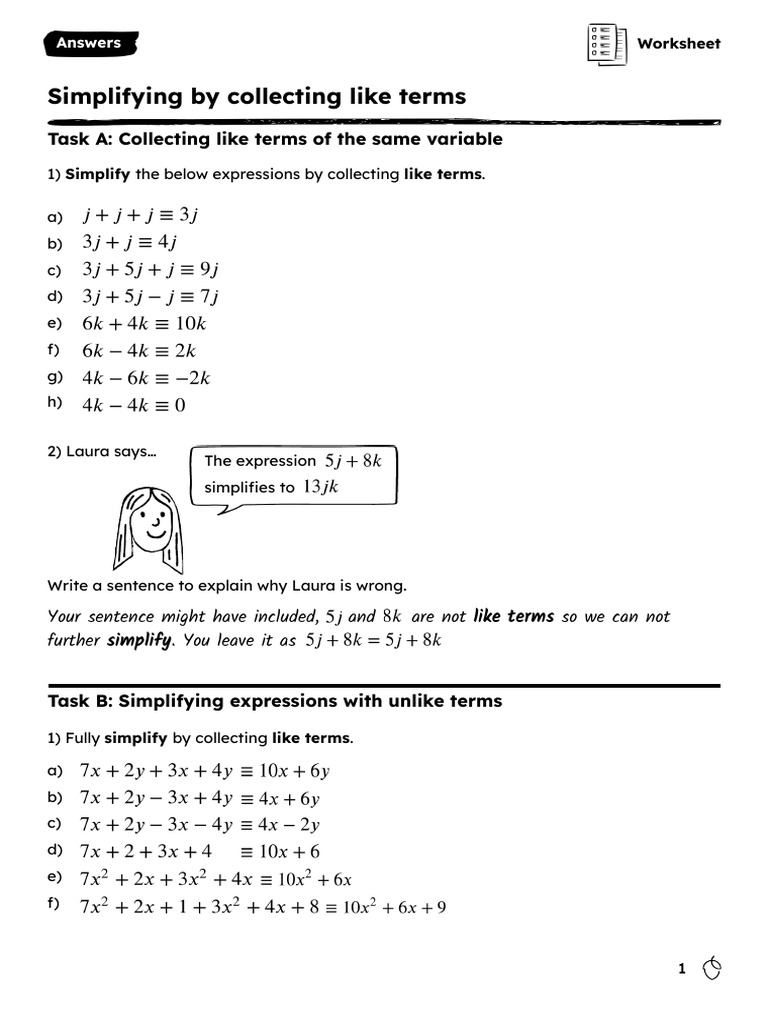 Worksheet Answers | PDF