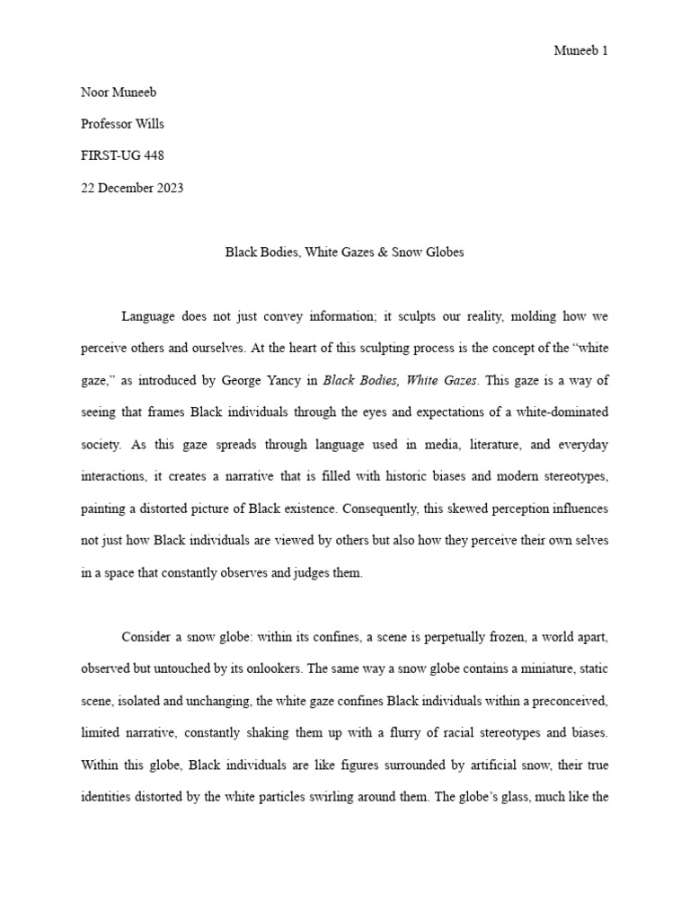 20th Century - Contemporary Philosophy Paper | PDF | Bias | Stereotypes