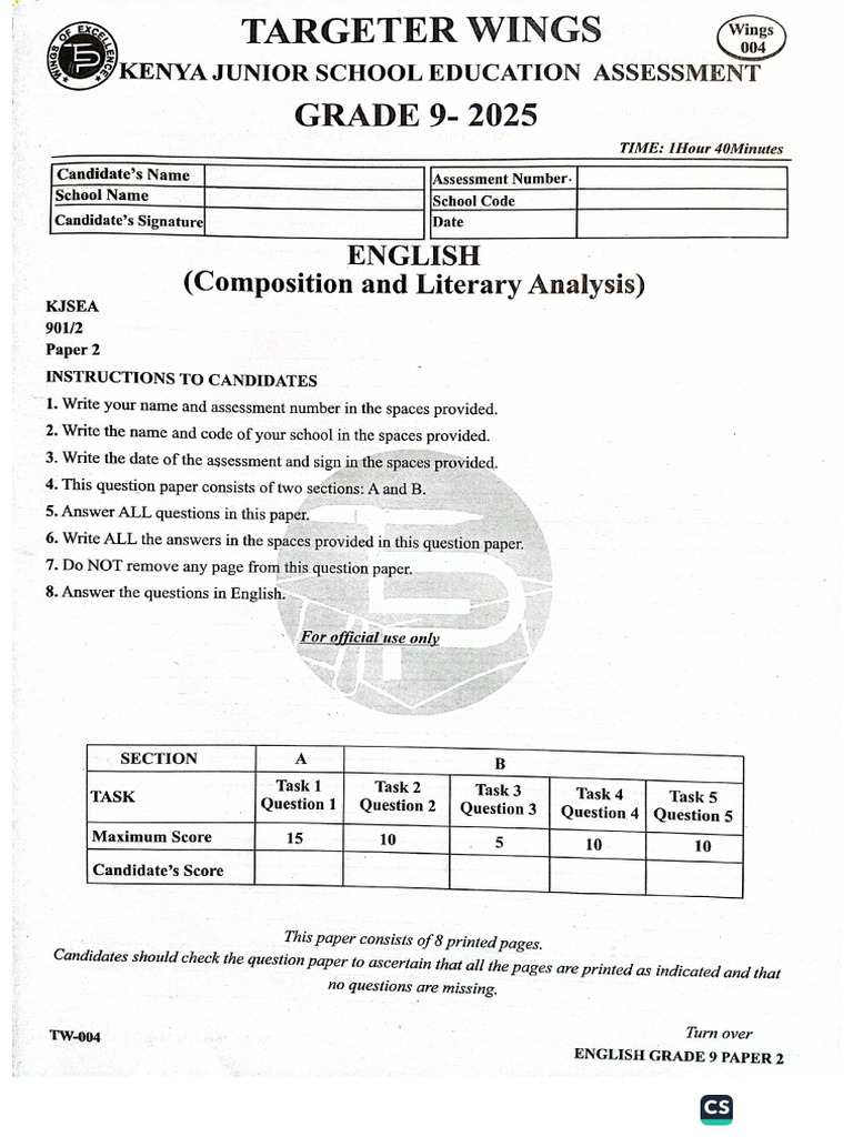Targeter Wings Oo4 G9 PP1 English | PDF