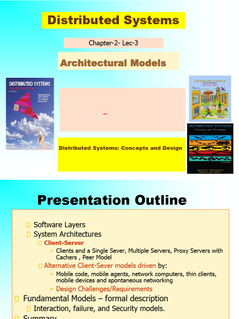 Ch-2 - Lec-3 Architectural Models-Dr - Samy Elmokadem-2025 | PDF | Client–Server Model | System