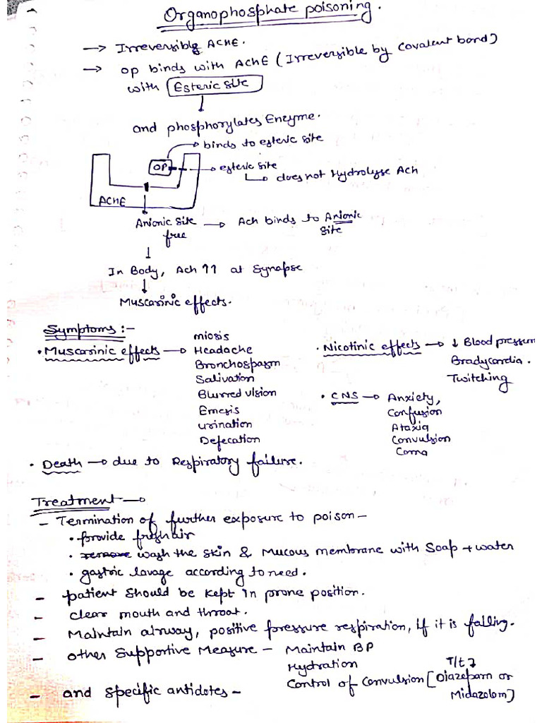 Organophosphate Poisoning | PDF