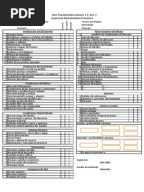 Formato Check List Sub Estacion