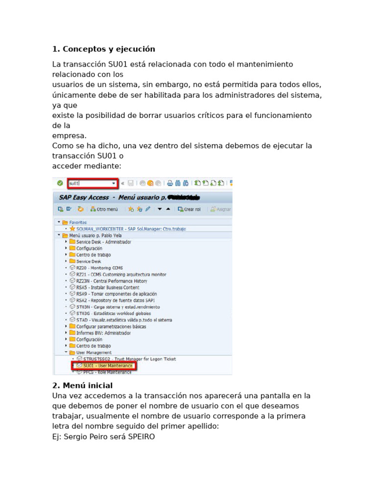 Manual Su01 | PDF | Contraseña | Usuario (informática)