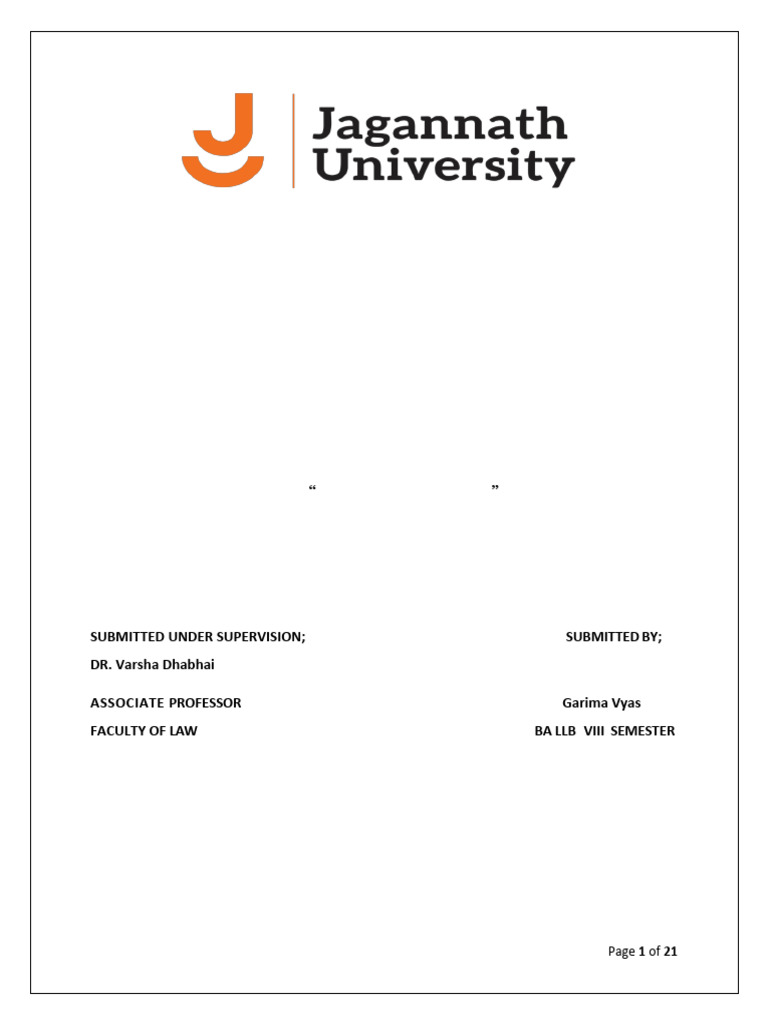 Garima Vyas Trade Law Project | PDF | Sustainability | Climate Change