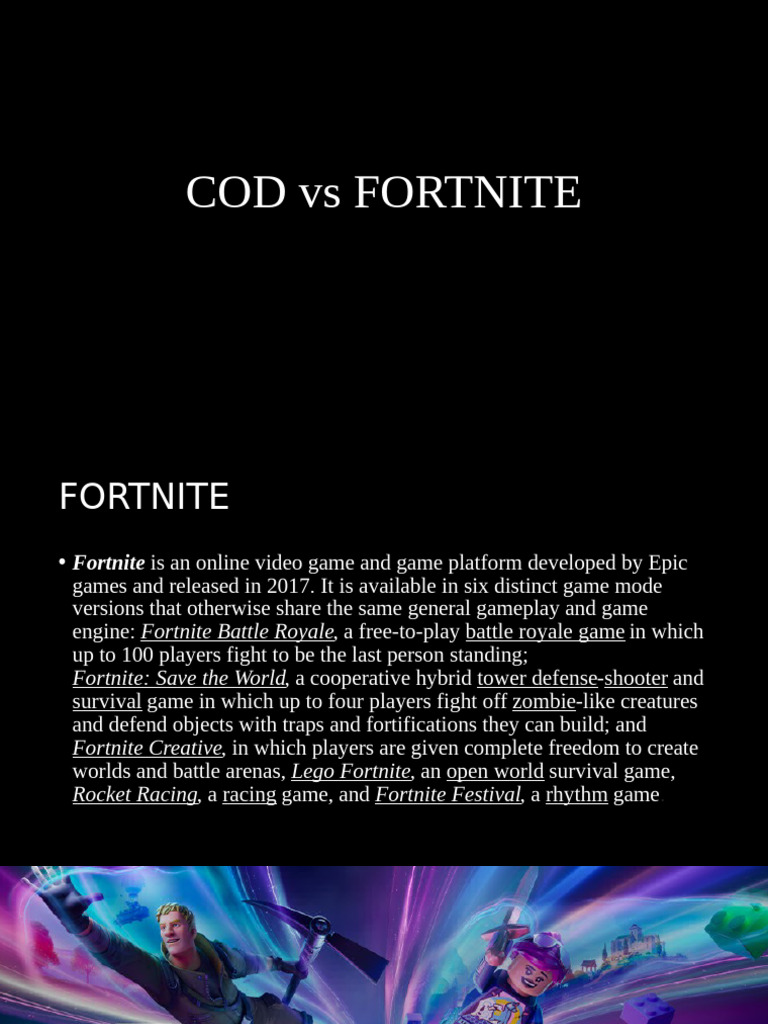 COD vs FORTNITE | PDF