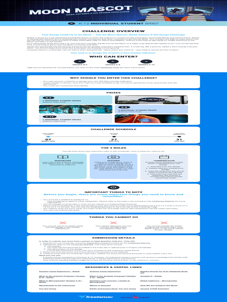 (EN) K-12 Individual Brief | PDF | Astronauts | Nasa