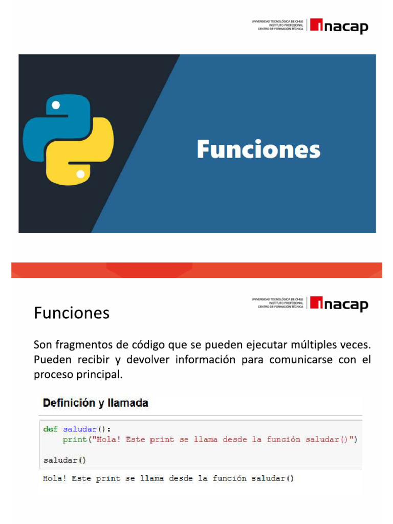 Funciones Python | PDF