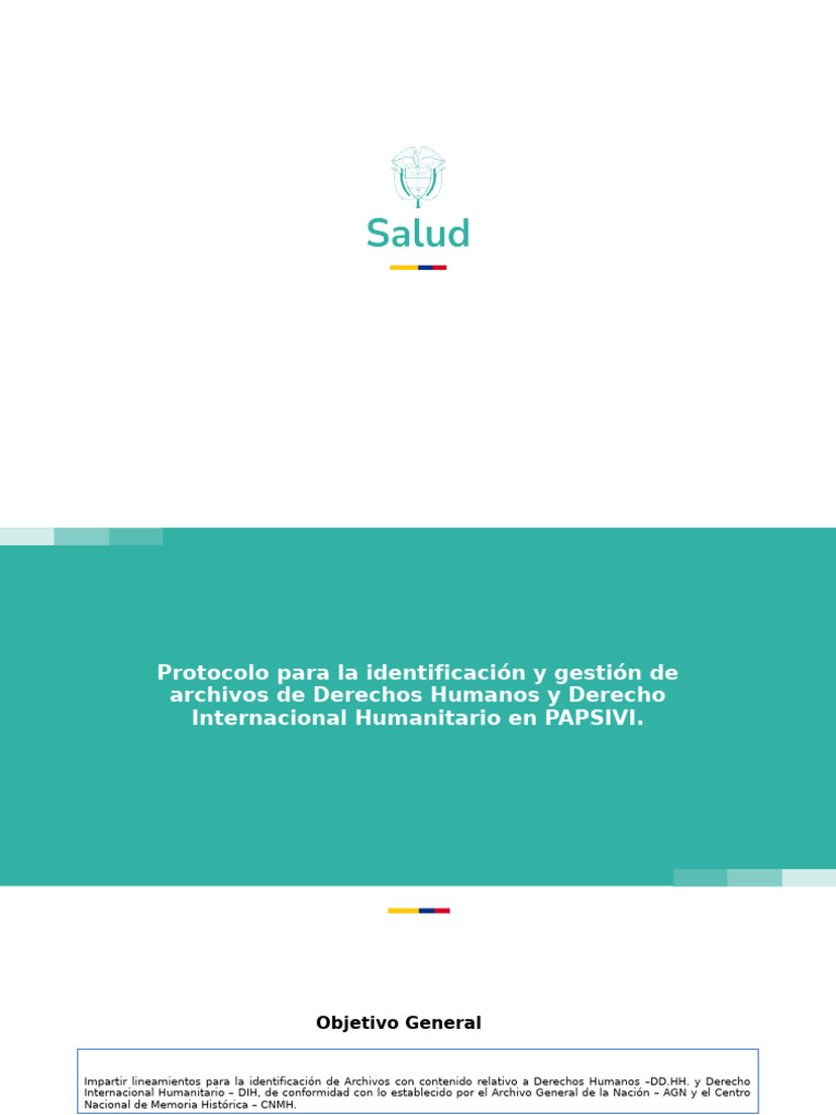 Presentacion para Identificacion y Organizacion de Archivos de DD - HH en Ops | PDF | Ley ...