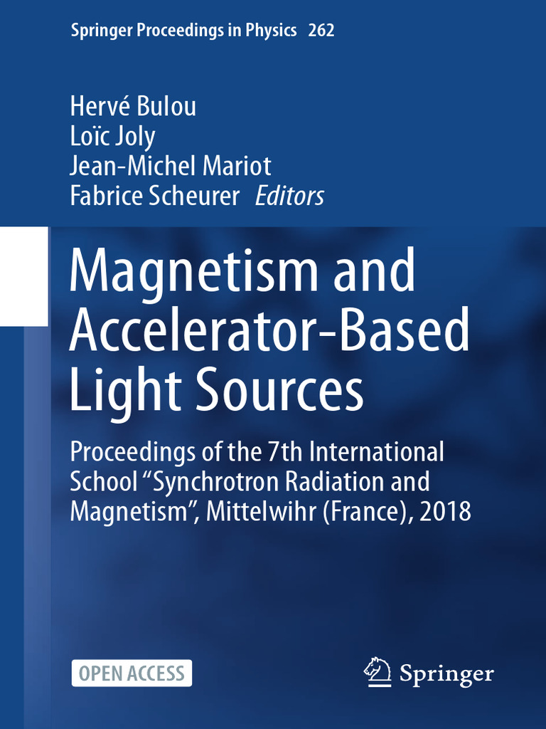 Magnetism Accelerator-Based Light Sources | PDF | Electron ...