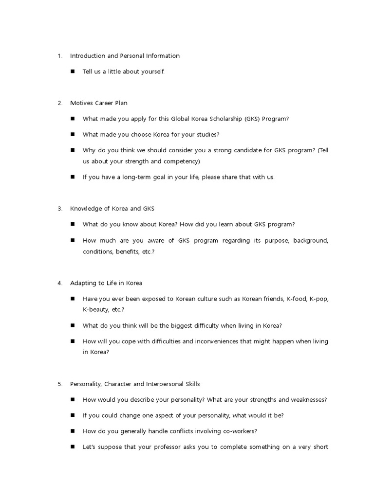 GKS Interview Questions Guide | PDF