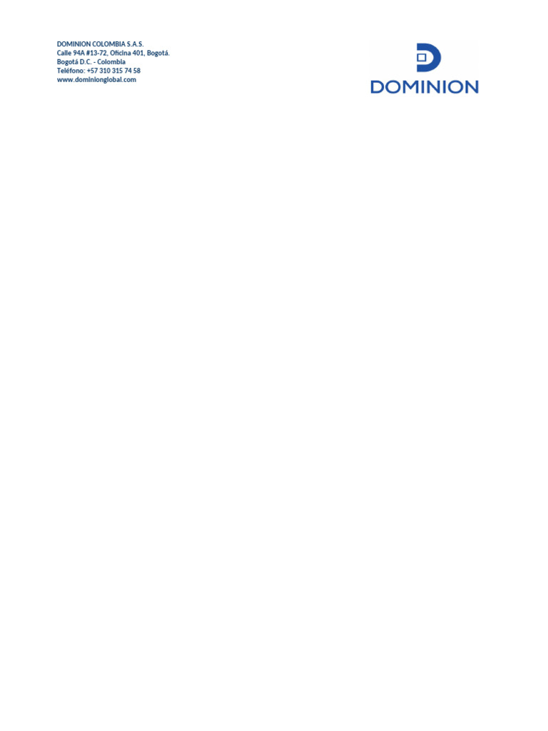 Membrete Dominion | PDF