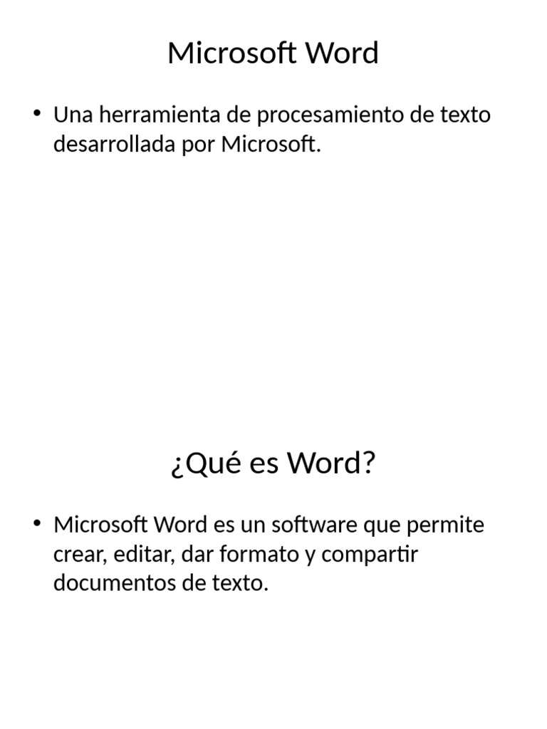 Presentacion Microsoft Word | PDF