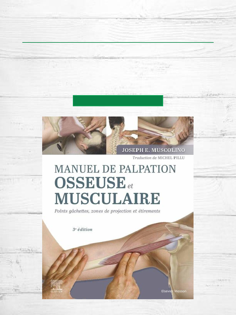 Manuel de palpation musculaire 3e éd. | PDF | Main | Tissu mou